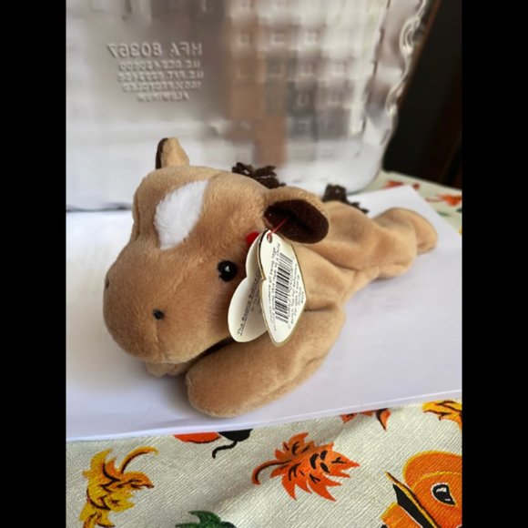 Ty | Toys | Ty Beanie Baby Derby The Horse Original With Yarn | Poshmark